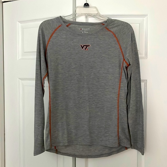 Champion | Tops | Virginia Tech Long Sleeve Tee | Poshmark